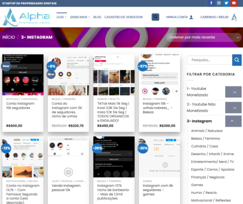 Conta Instagram a Venda - Como Comprar? - Alpha