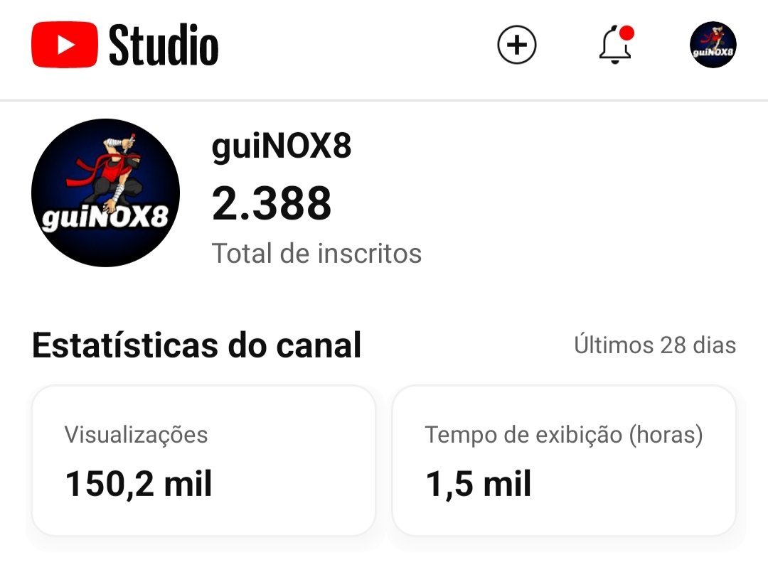 CANAL DO YOUTUBE DO GUIZIN 2,42k - Alpha